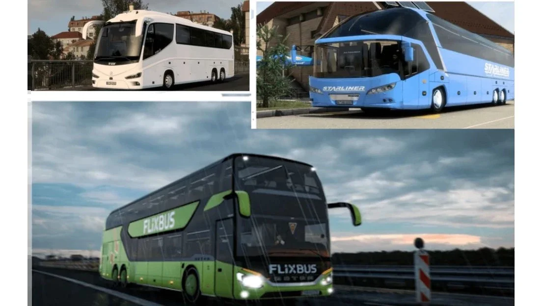 Setra 531 | Irizar i8 | Neoplan Starliner для ETS 2 — скачать мод ...