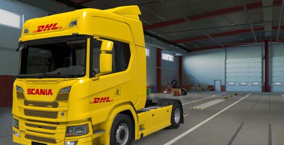 DHL Express Skin for Scania S R Series v1.0 для ETS 2 — скачать мод ...